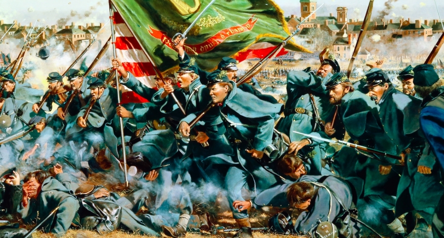 The Irish Brigade fall at Fredericksburg 1862 – The Irish at War